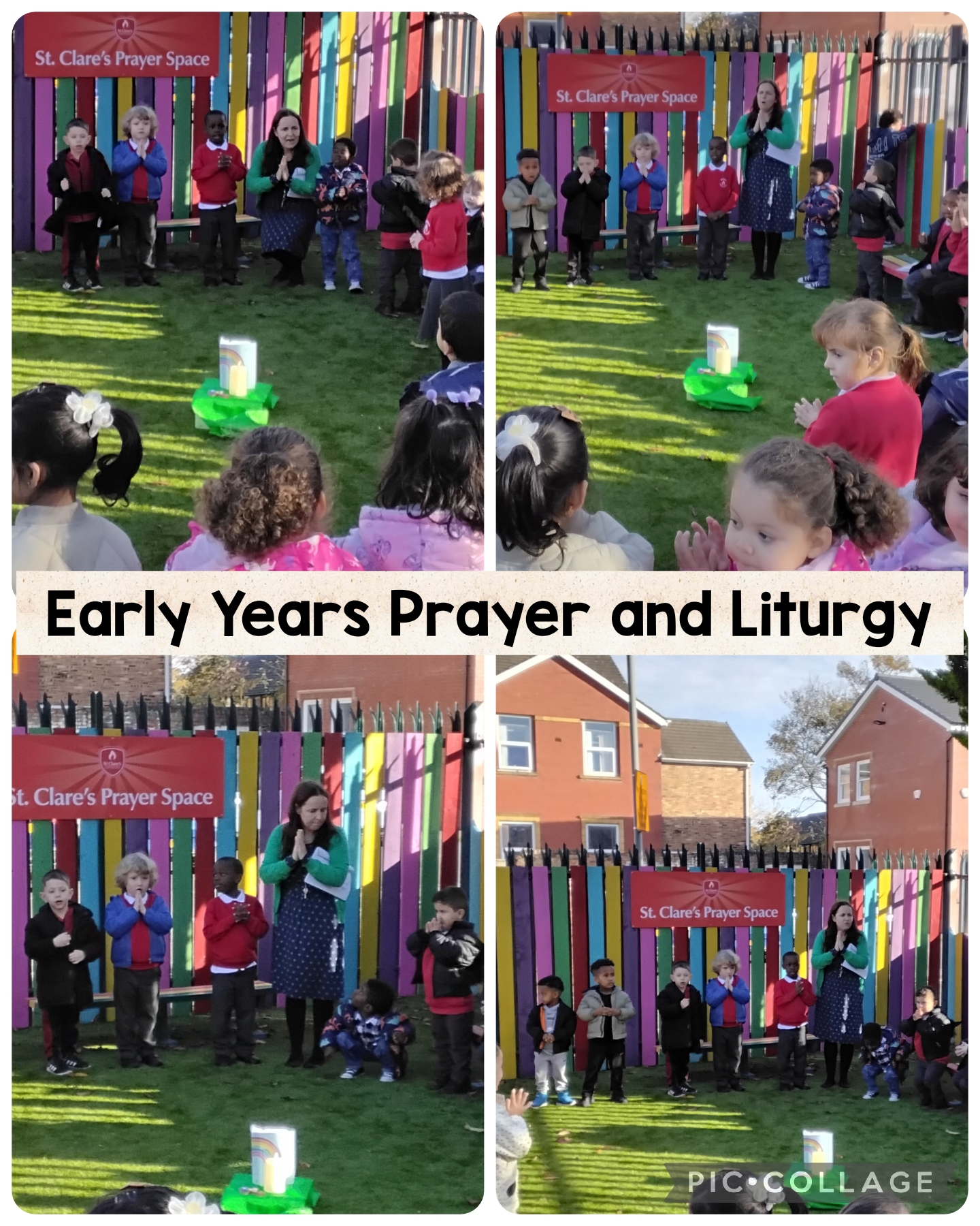 Today we went into our new outdoor Prayer Space for our daily Prayer ...